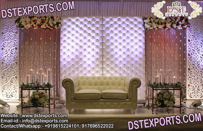Prominent Leather Panel Stage Decoration