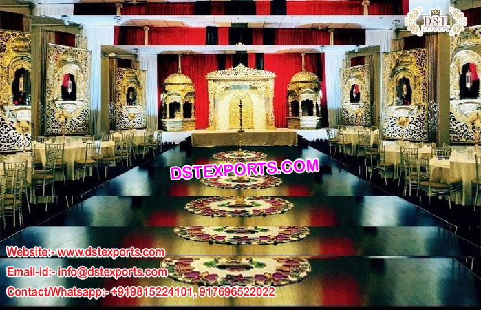 Ancient Bollywood Style Wedding Stage