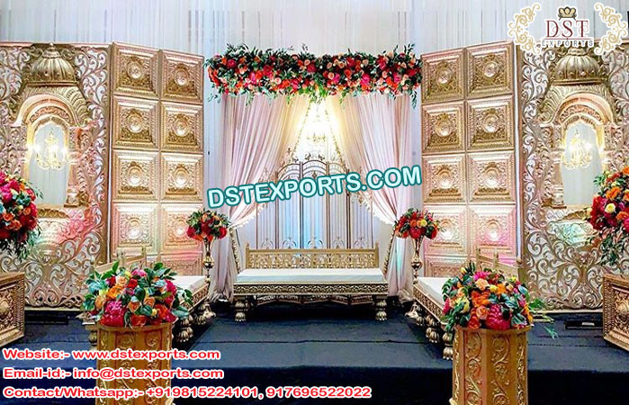 Muslim Wedding Noor Stage Decor