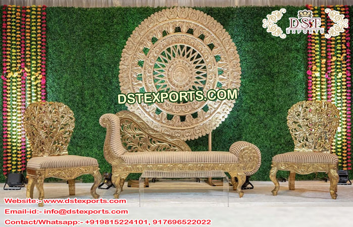 Muslim Walima Stage Italian Furniture Set