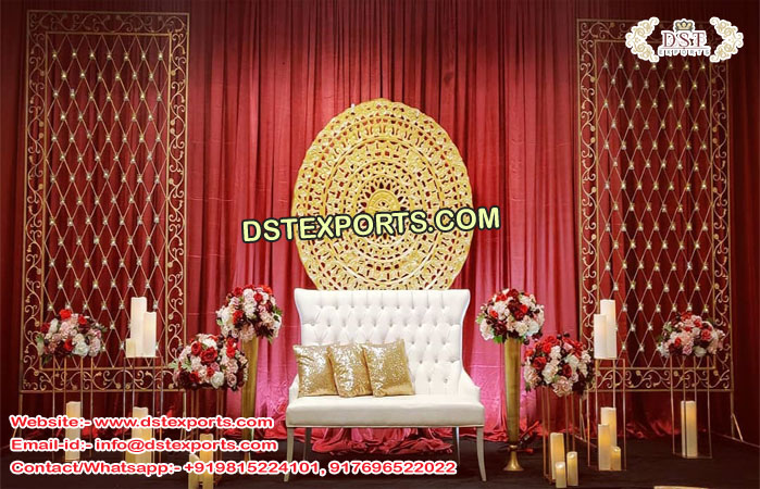 Exquisite Look Wedding Backstage Decoration
