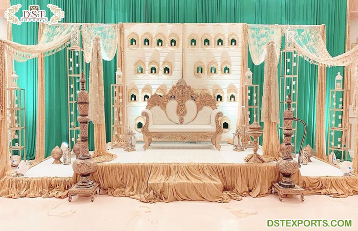 Muslim Wedding Walima Decor Stage Setup