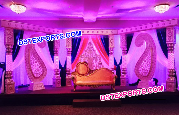 Indian Wedding Raj Mahal Stage Decoration