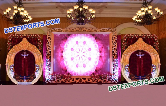 Latest Design Wedding Stage Back Screen Walls